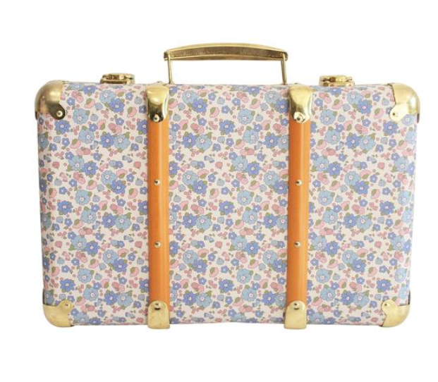 Vintage Suitcase | Liberty Blue | The Yellow Canary