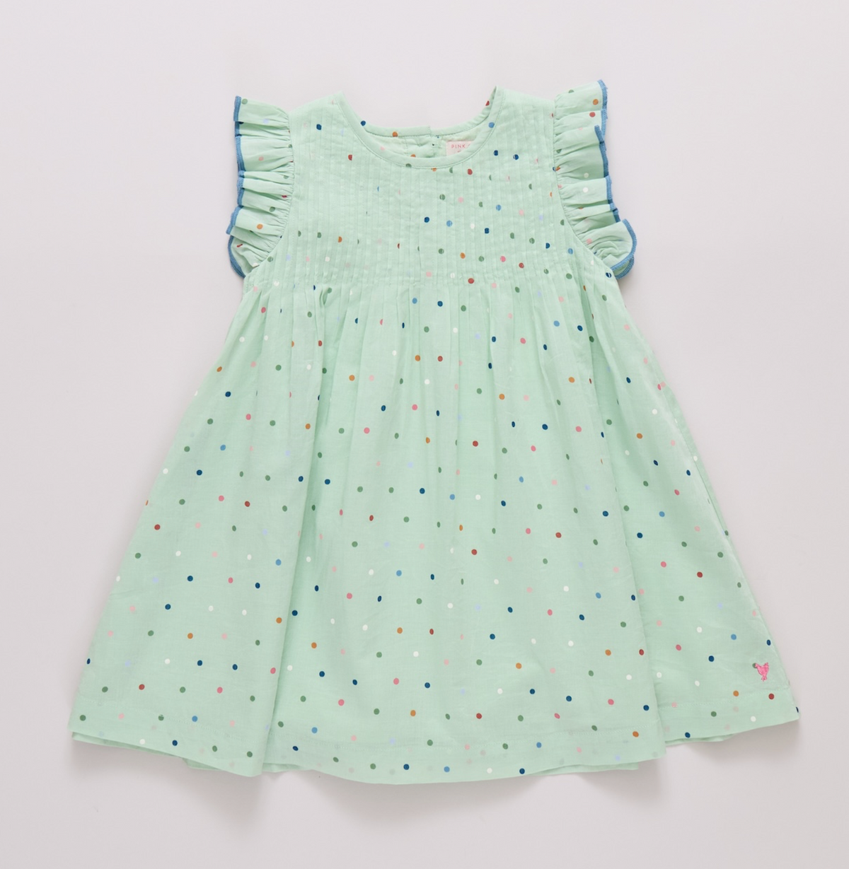 JAIPUR DRESS | GREEN DOT | The Yellow Canary